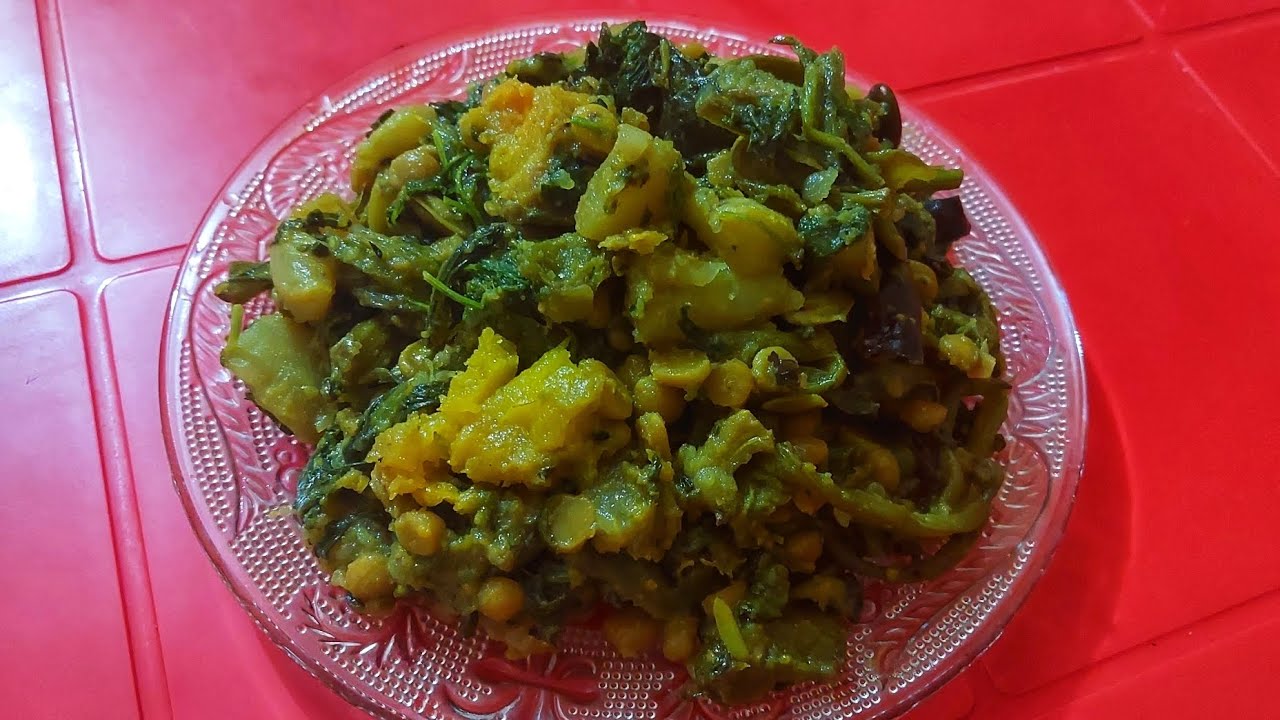 Palong Shaker Ghonto | Palang Saag Recipe | Spinach Curry Recipe ...