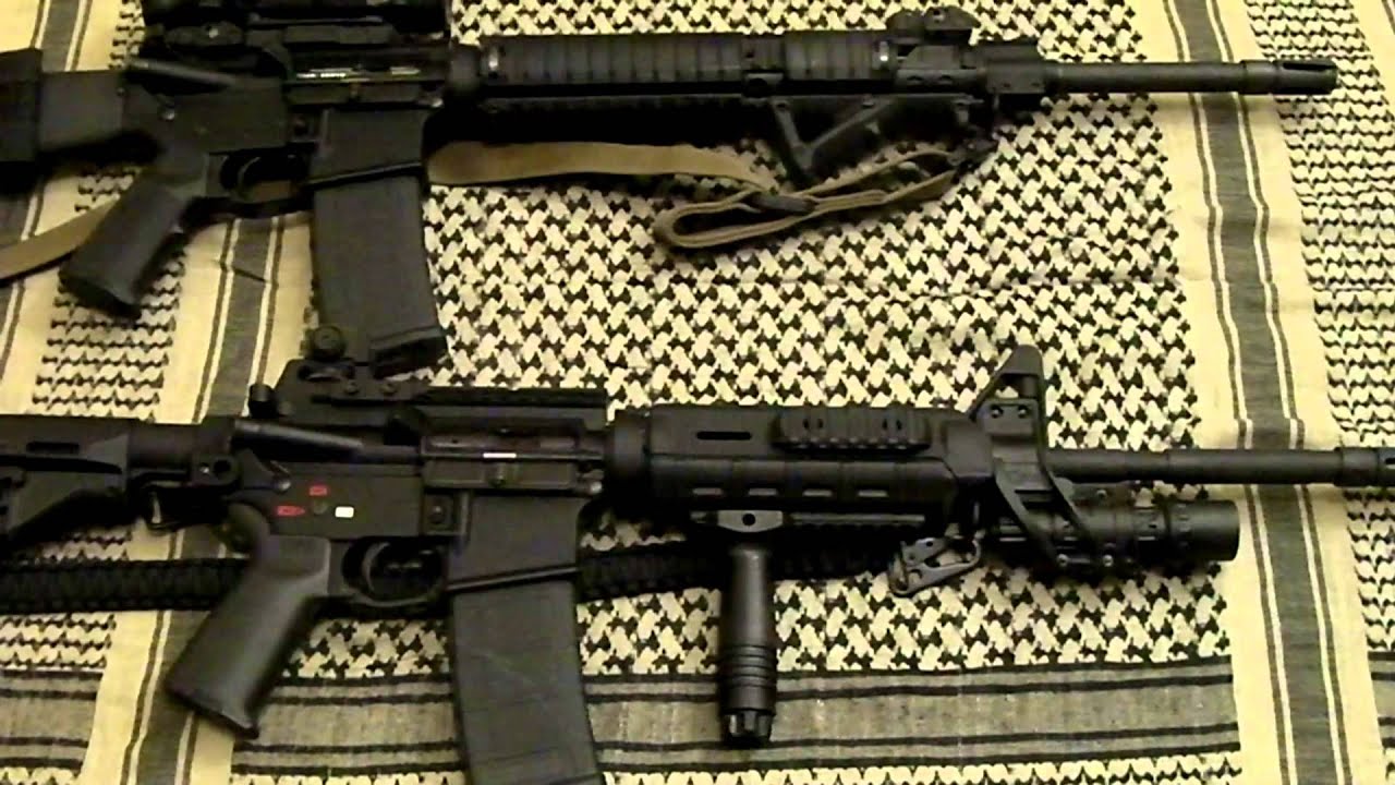 Defensive Rifle - AFG versus VFG - YouTube