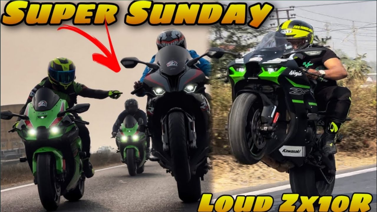 Super duper Sunday ride 🔥💯 | Loud zx10r 🔥| DJ PARVEZ 07 #kolkata # ...