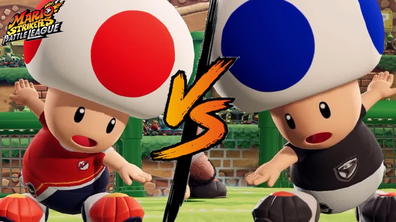 Mario Strikers Battle League #90 - Toad vs Evil Toad - YouTube
