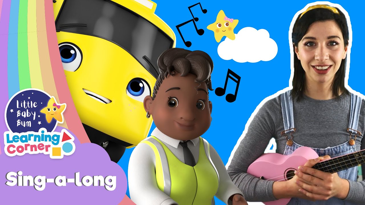 Singing with the Bus Driver Song | Sing Along Corner | Learning Videos ...