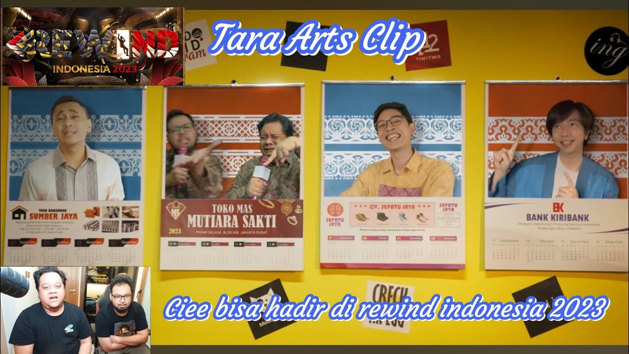 Tara Arts Clip : Ciee bisa hadir di rewind indonesia 2023 - YouTube