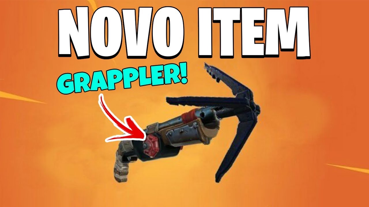 FORTNITE - GRAPPLER NOVO ITEM DE LOCOMOÇÃO CONFIRMADO | BATTLE ROYALE ...