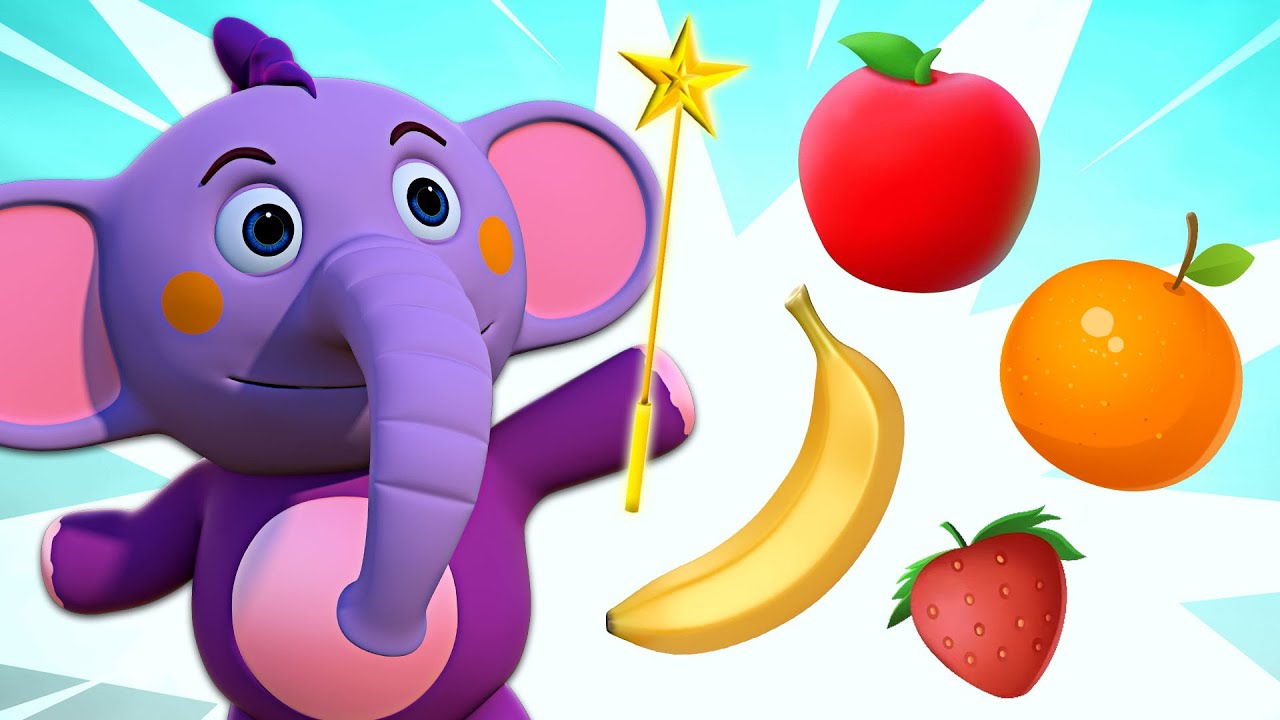 Chanson De Fruits 🍊🍌🍓| Comptines Et Chansons Pour Enfants | HooplaKidz ...