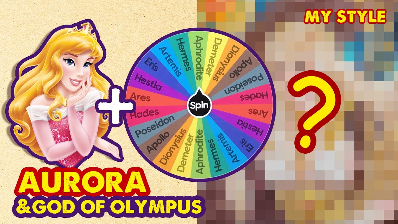 Random Spinner Wheel Decide My Drawing Challenge | Who Princess Aurora ...