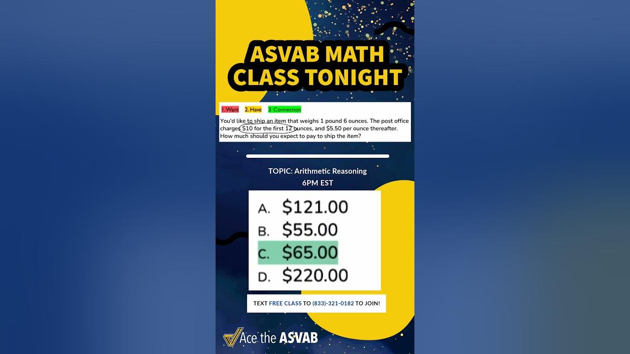 ASVAB Arithmetic Reasoning: How to Solve a Unit Conversion Word Problem ...