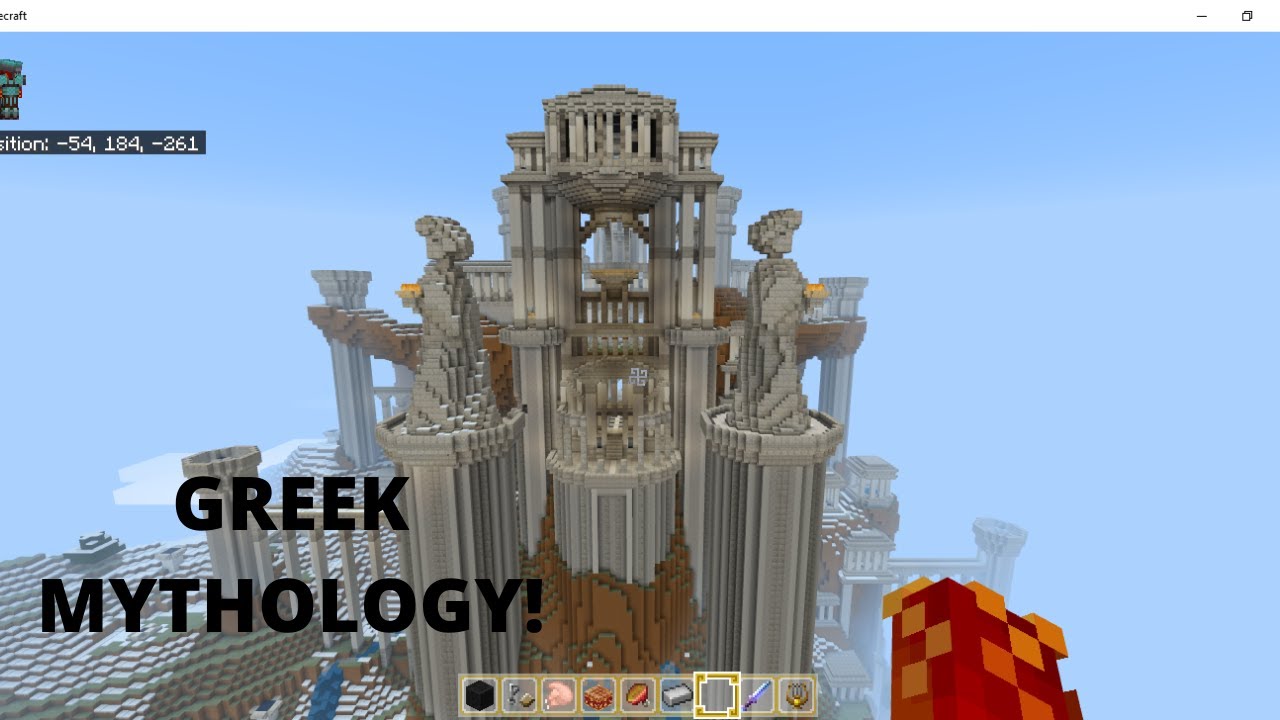 Playing the Greek Mythology Mash-Up pack-Going to the Nether! - YouTube