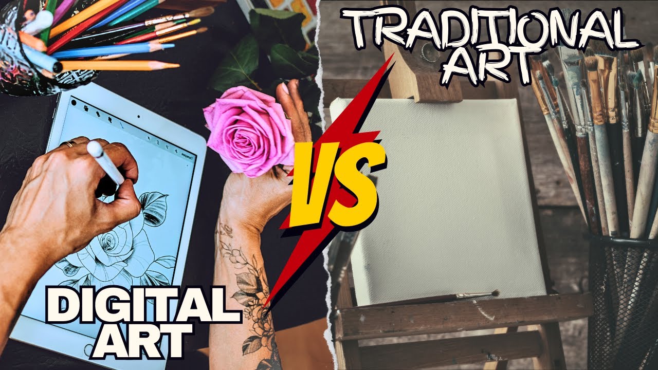 Digital Art VS Traditional Art: The Pros & Cons - YouTube