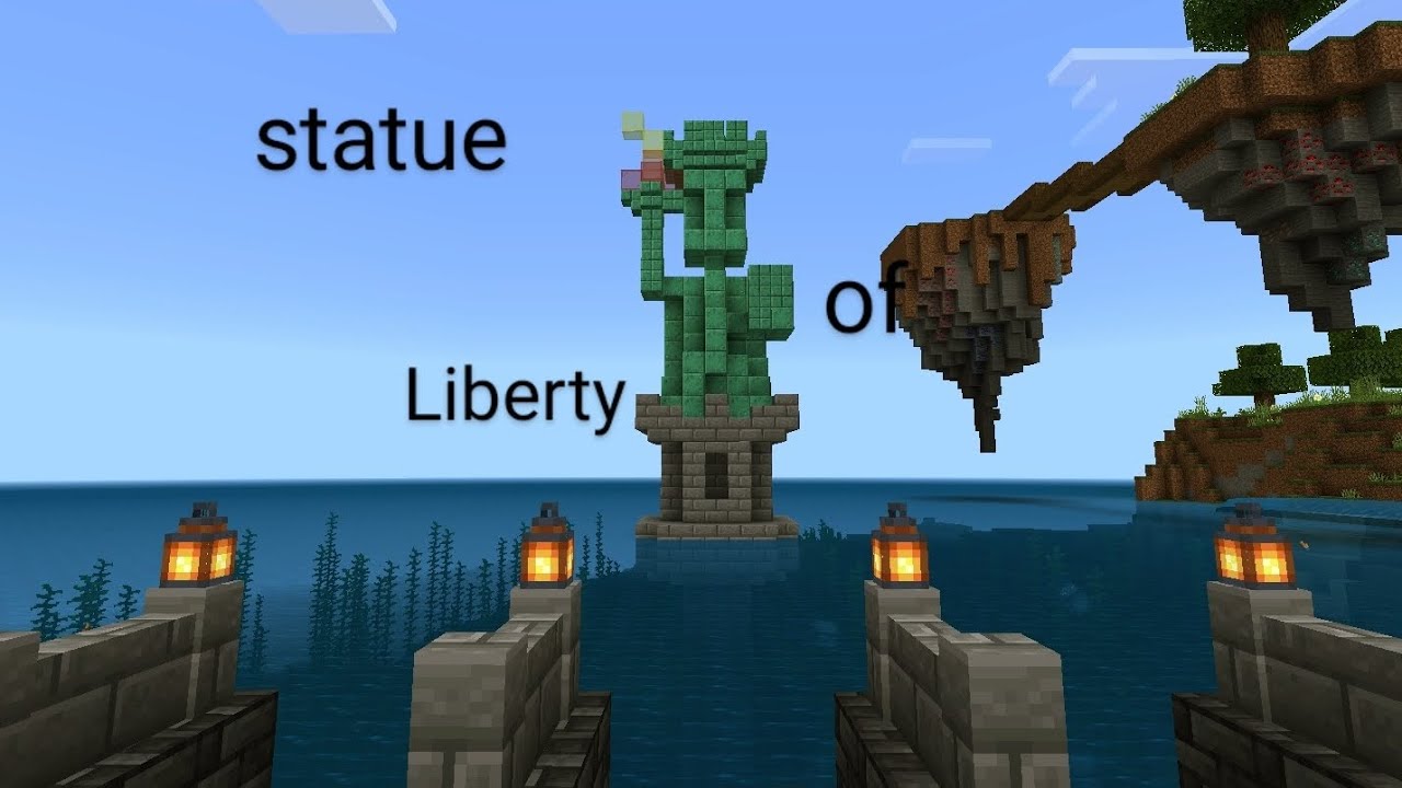 #minecraft statue of Liberty - YouTube