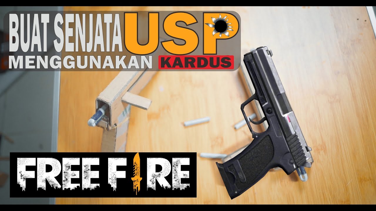 SENJATA FREE FIRE USP DARI KERDUS - YouTube