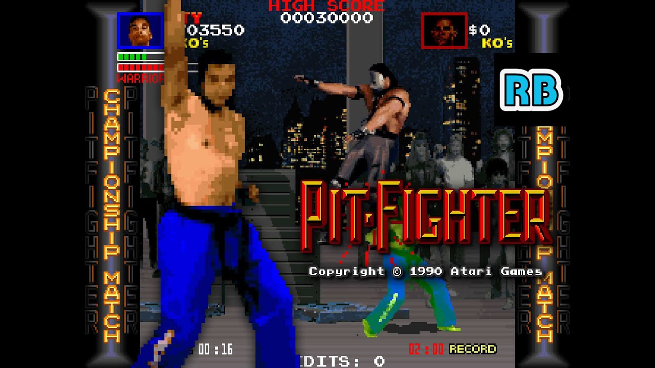 1990 [60fps] Pit Fighter (Japan) TY Speedrun 9m26s ALL - YouTube
