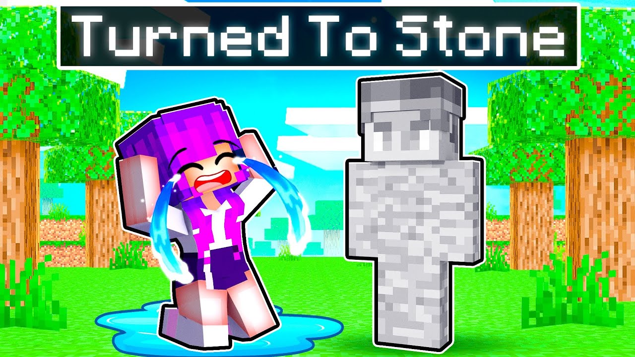 Gara Turned to STONE in Minecraft! - YouTube