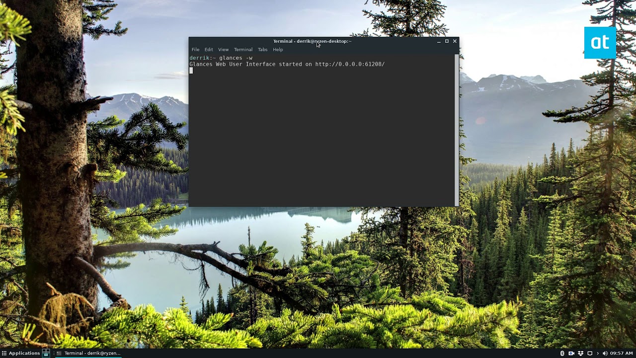 How to set up the Glances system monitor on Linux - YouTube