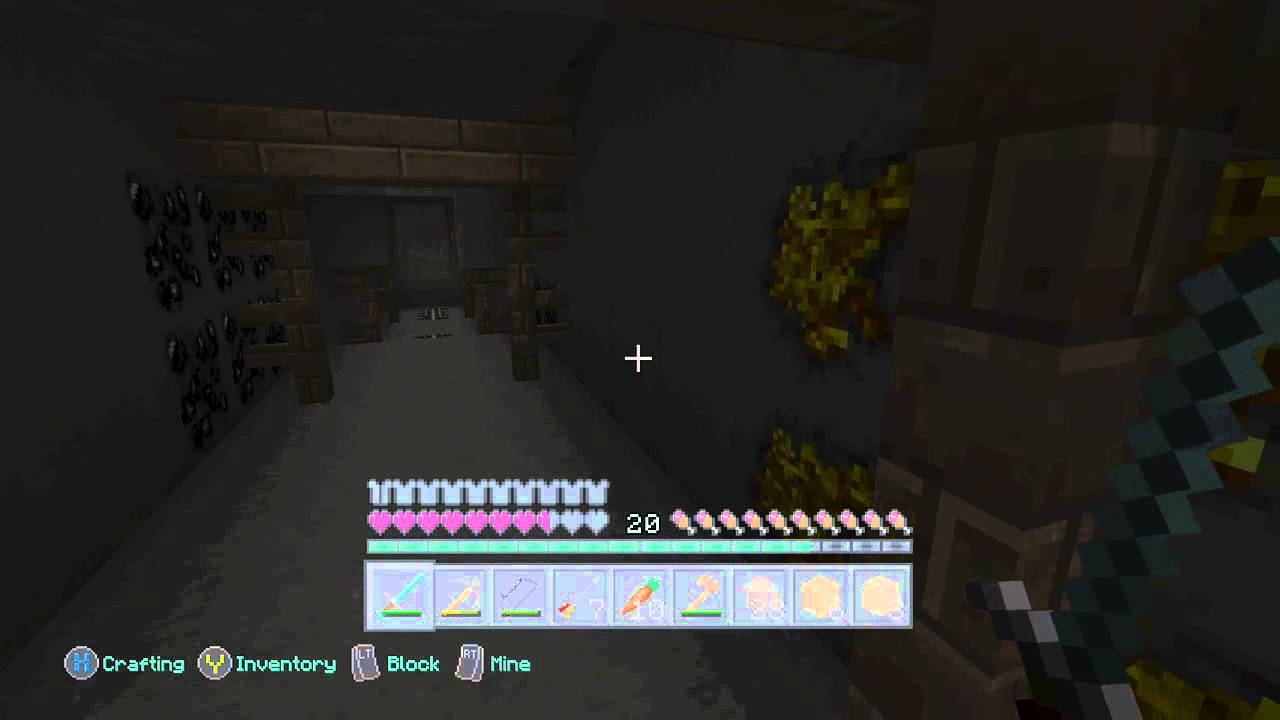 Minecraft mine shaft exploring pt.3 - YouTube