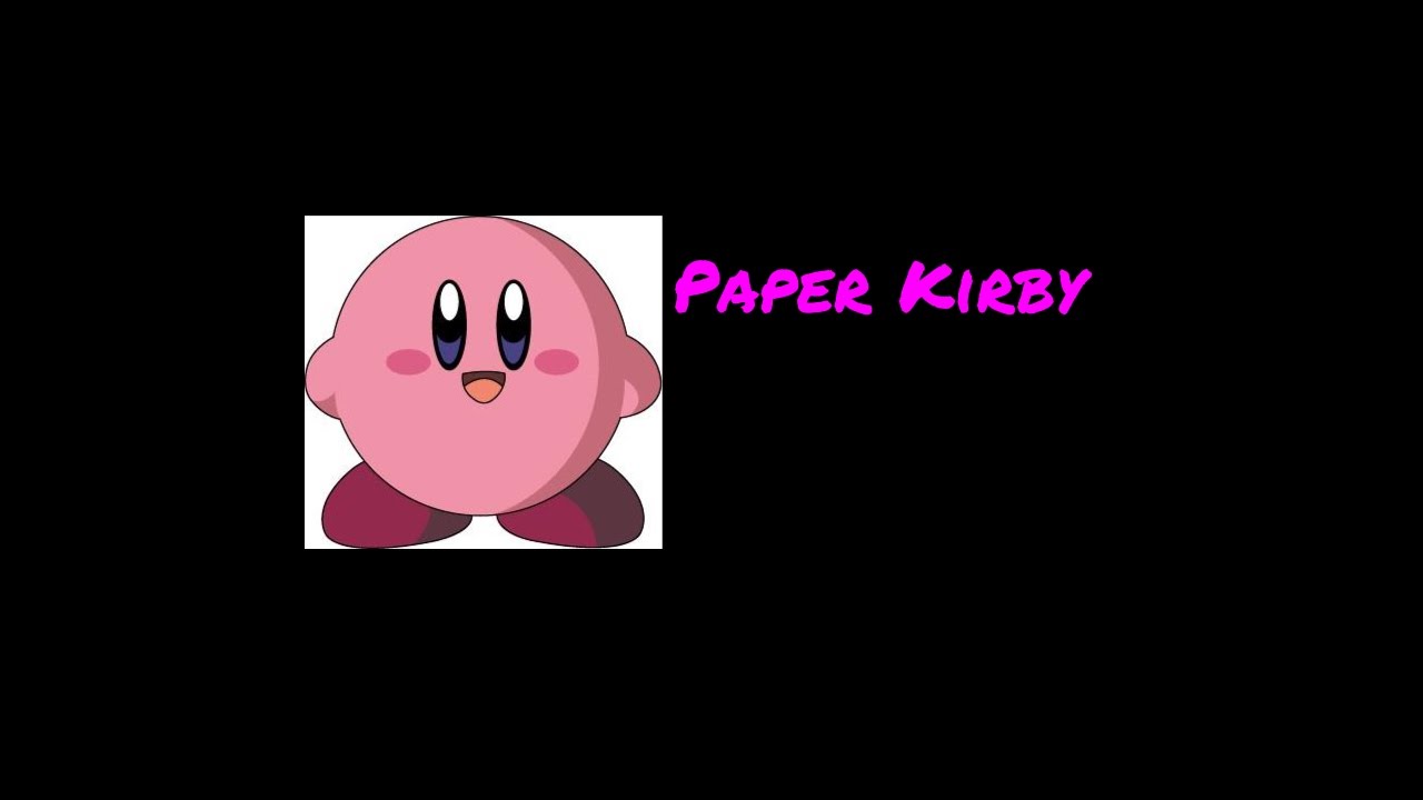 Paper Kirby:waddle dee´s job - YouTube