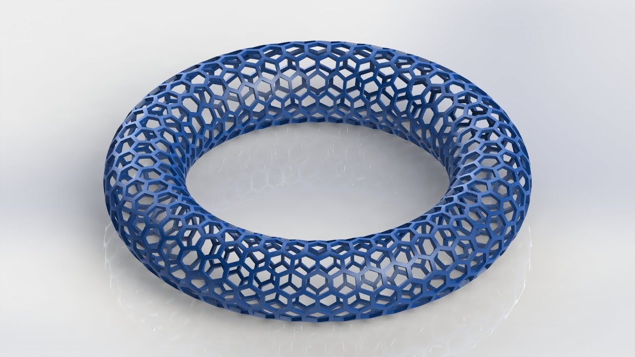 Transform Your SolidWorks Skills Create a Hexagonal Mesh Toroid in Days ...