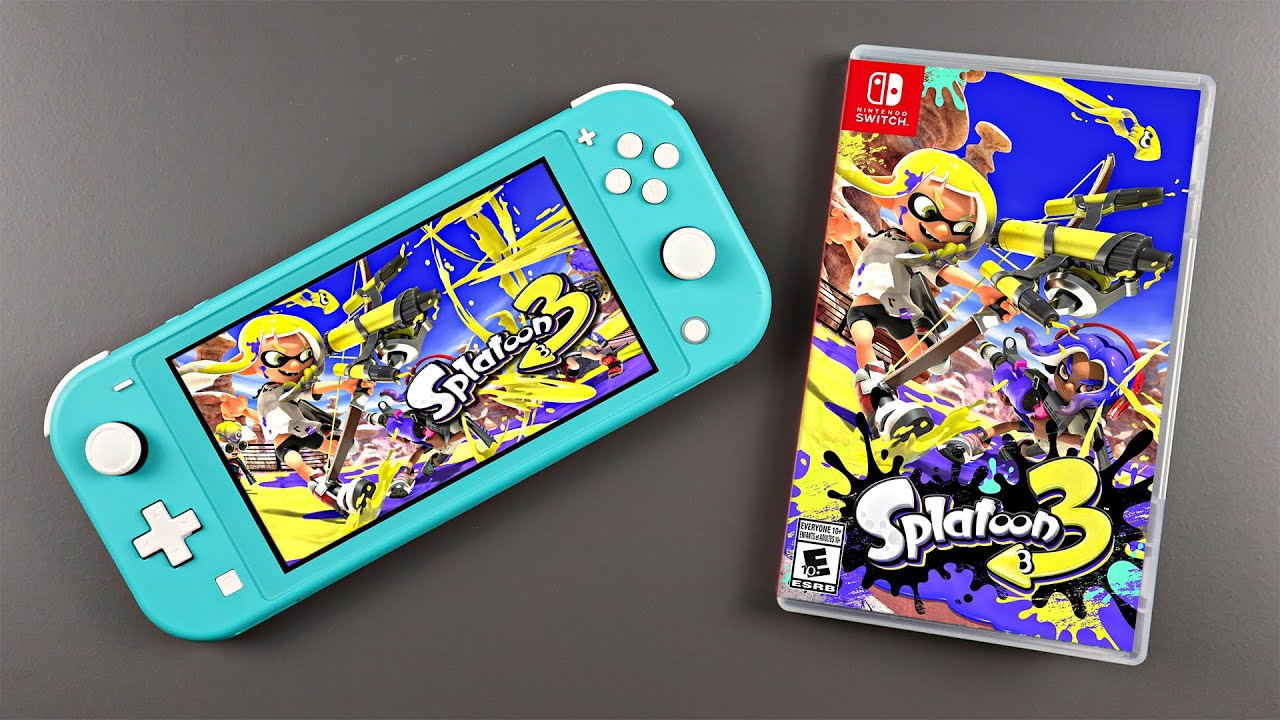 Splatoon 3 Nintendo Switch Lite Gameplay - YouTube