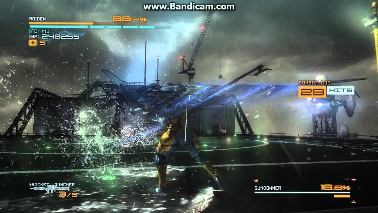 METAL GEAR RISING REVENGEANCE Boss Battle Sundowner - YouTube