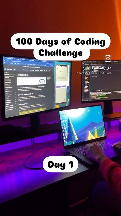 100 Days of Coding | Day 1 #coding #softwareengineer #100daysofcode - YouTube