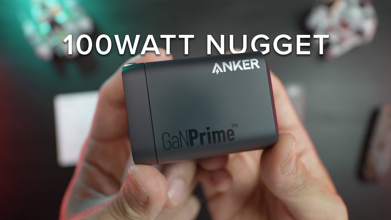 Fastest Smallest Charging Brick Anker 100W Brick Unboxing ASMR - YouTube