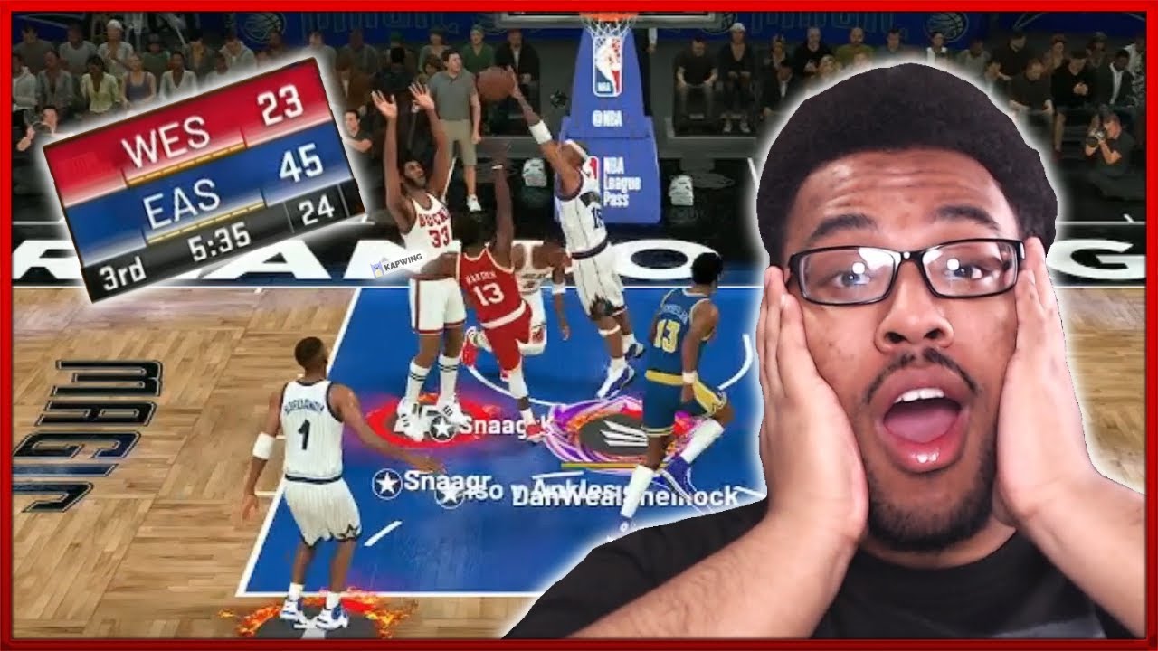 THE CRAZIEST BLOCK IN 2K HISTORY | All Star Team Up #1 - YouTube