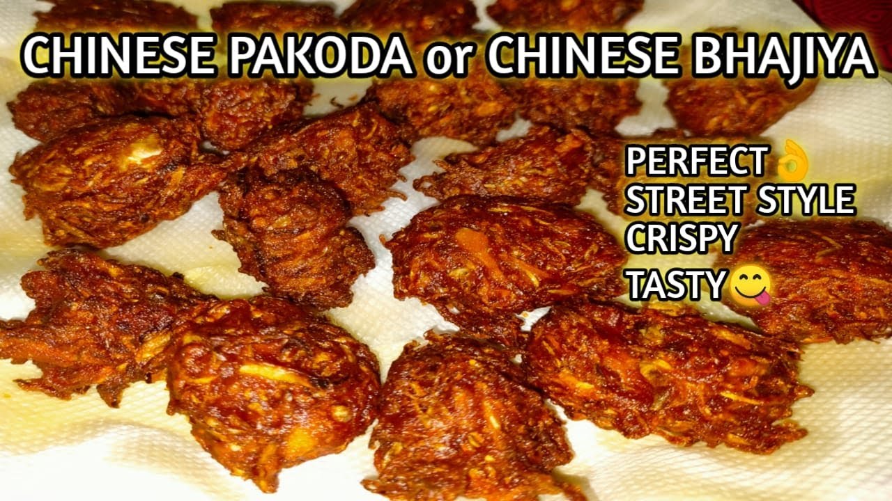 Chinese Pakoda | How to make Perfect Street Style चाइनीज़ पकोड़ा Mumbai ...