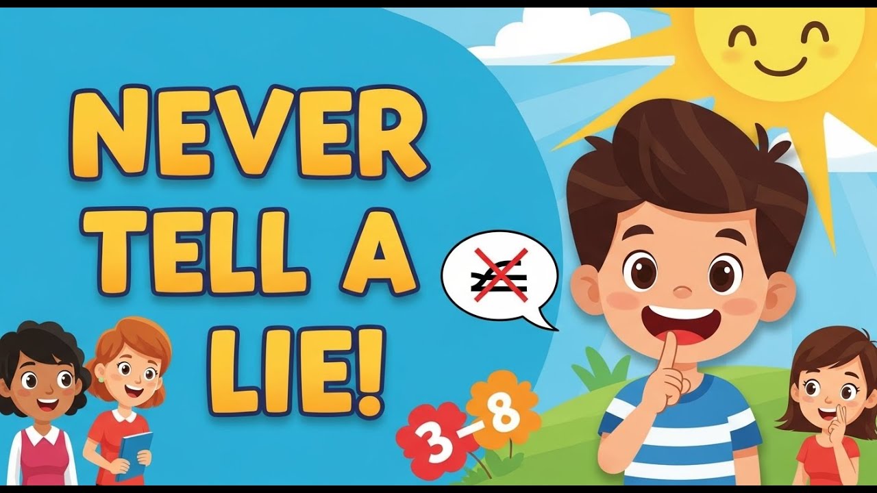 Never Tell a Lie 🚫 | Moral Story for Kids | English Animated Story ...