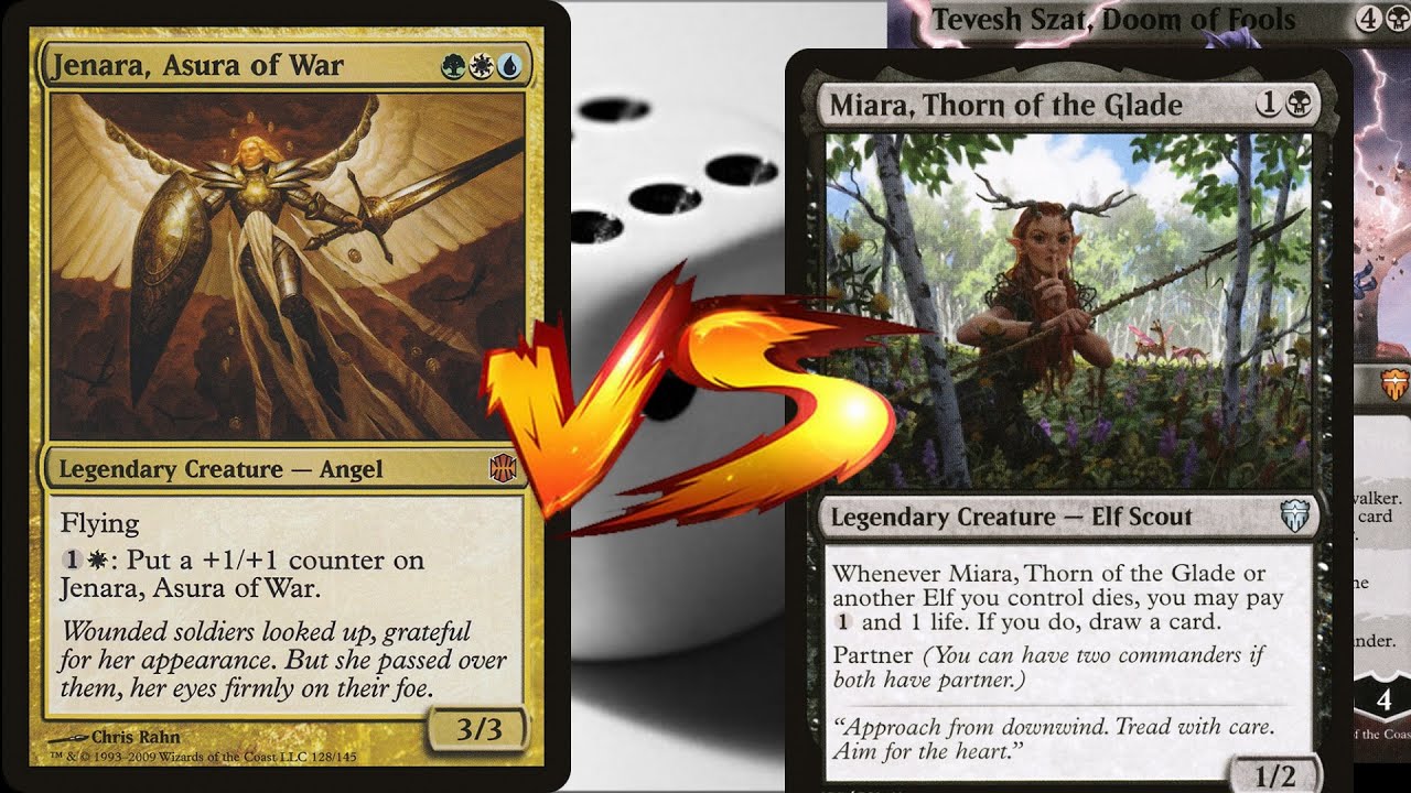 Jenara VS Tevesh Miara - MTG EDH Duel Commander - YouTube