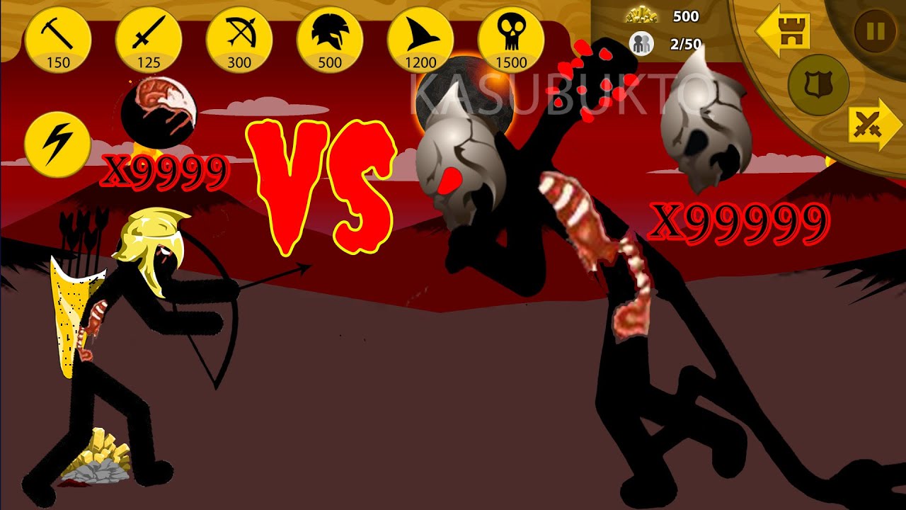 BEST BATTLE AN GOLDEN ZOMBIE ARCHER VS SUPER FINAL BOSS ZOMBIE x999999 ...