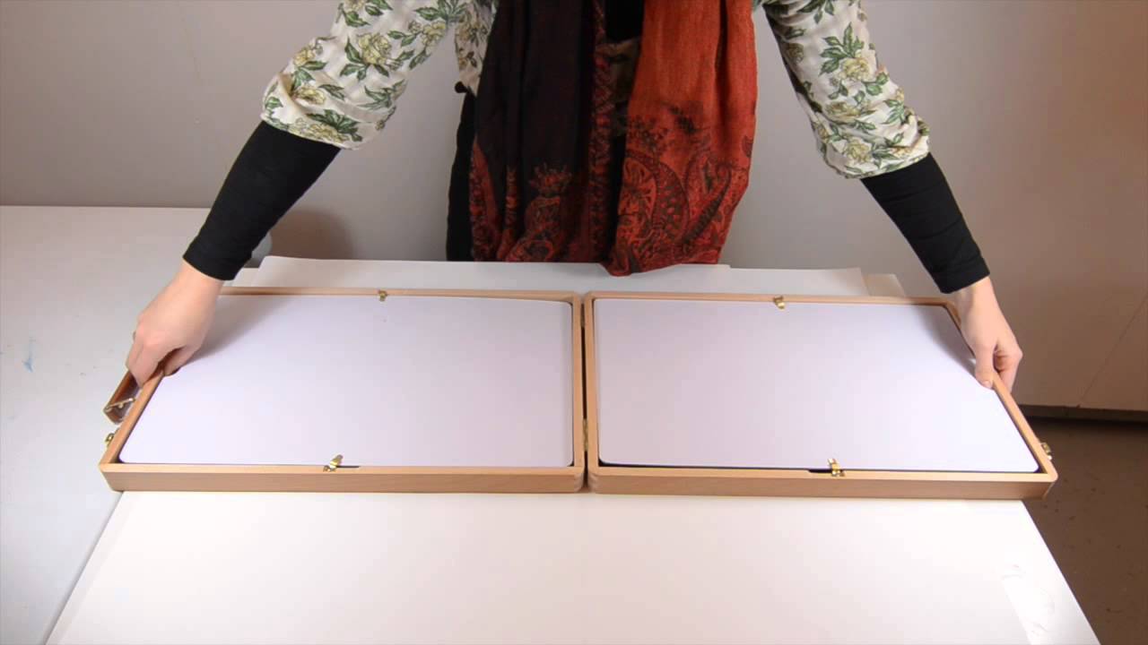 Jackson's Large Wooden Pastel Case - YouTube