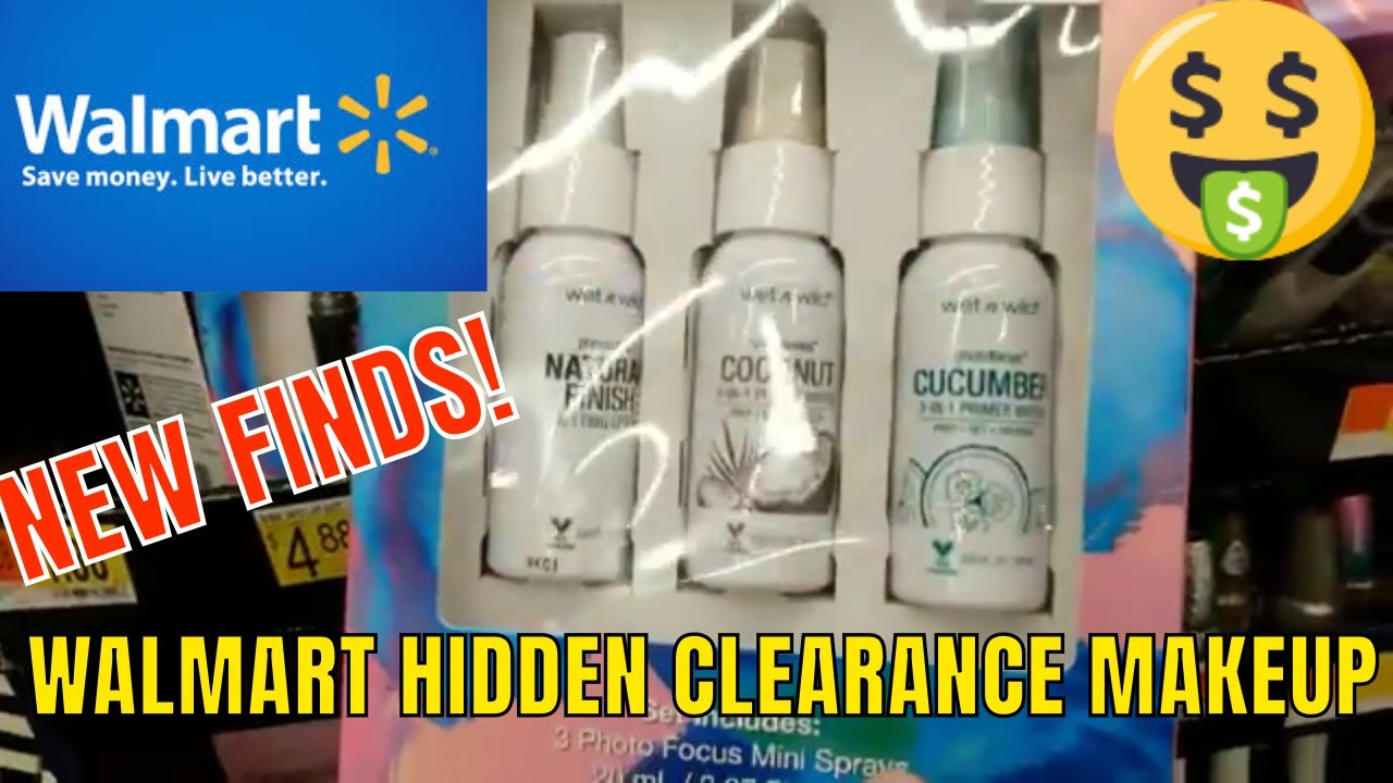 WALMART HIDDEN CLEARANCE MAKEUP DEPARTMENT - NEW FINDS JULY 2020 - YouTube