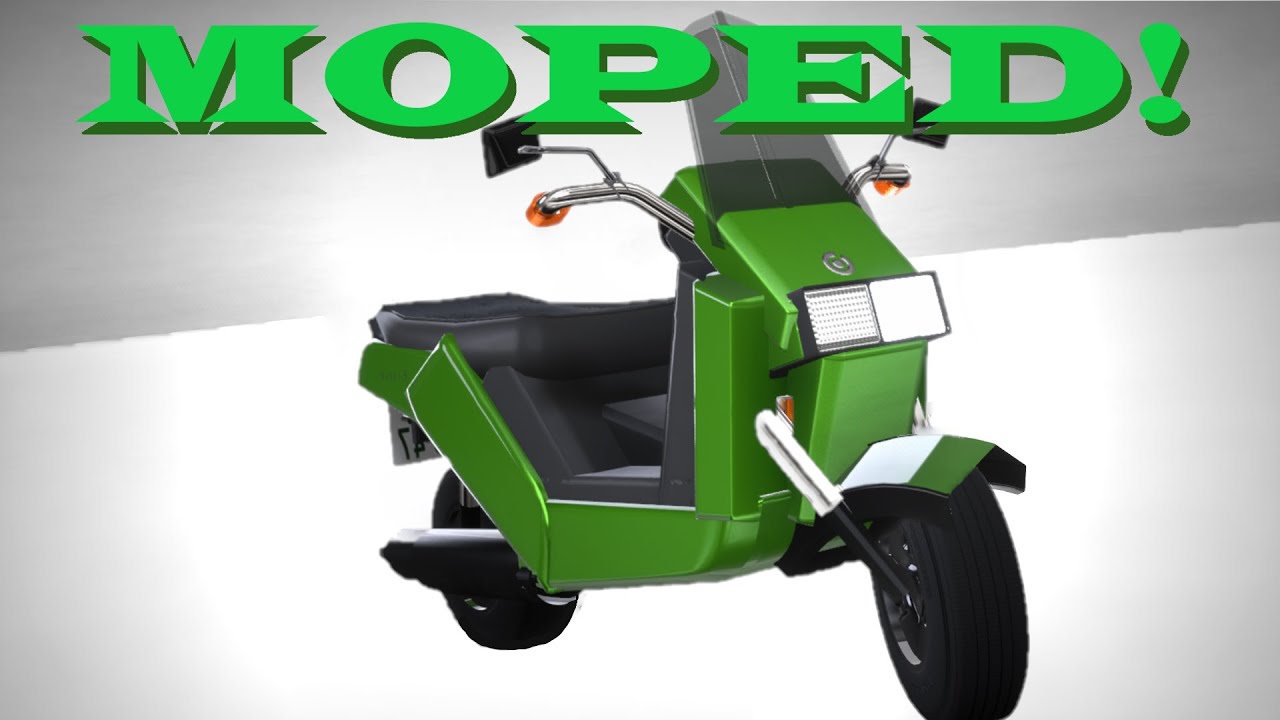 Making A MOPED?!?! Scooter Build In Automation And BeamNG - YouTube