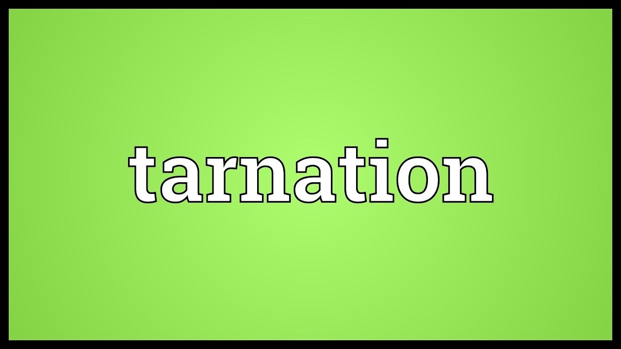 Tarnation Meaning - YouTube