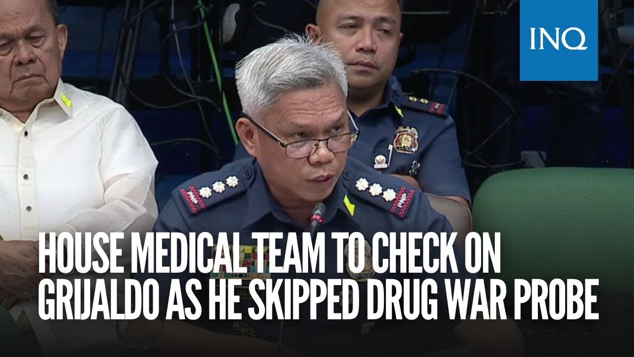 House medical team to check on Grijaldo as he skipped drug war probe ...