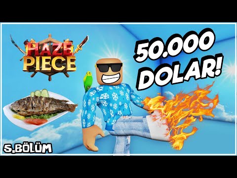 50.000$ VERDİM BLACK LEG DÖVÜŞ STİLİ ALDIM! - Roblox Haze Piece Türkçe 5.Bölüm