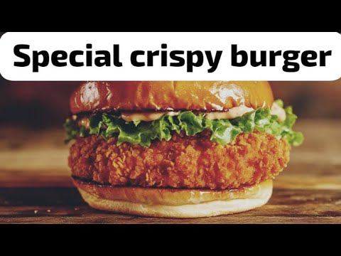 Special crispy burger |Winter special manpasand kitchen - YouTube