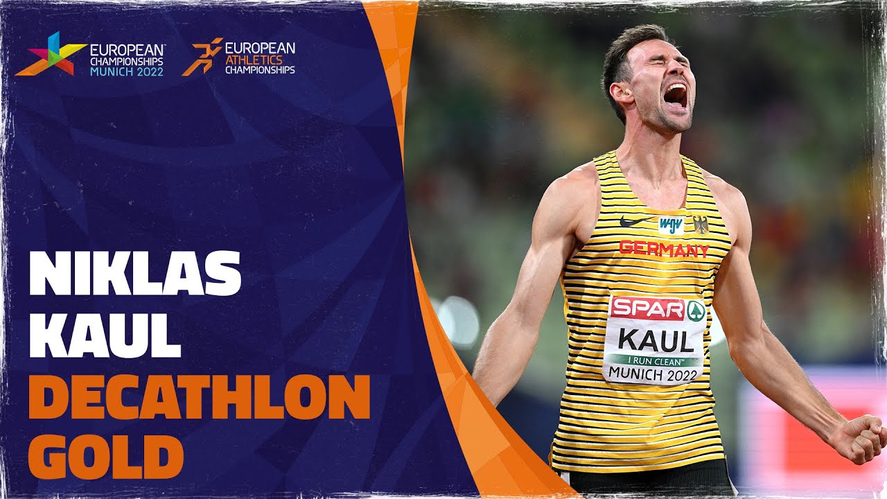 Niklas Kaul wins decathlon gold | Munich 2022 - YouTube