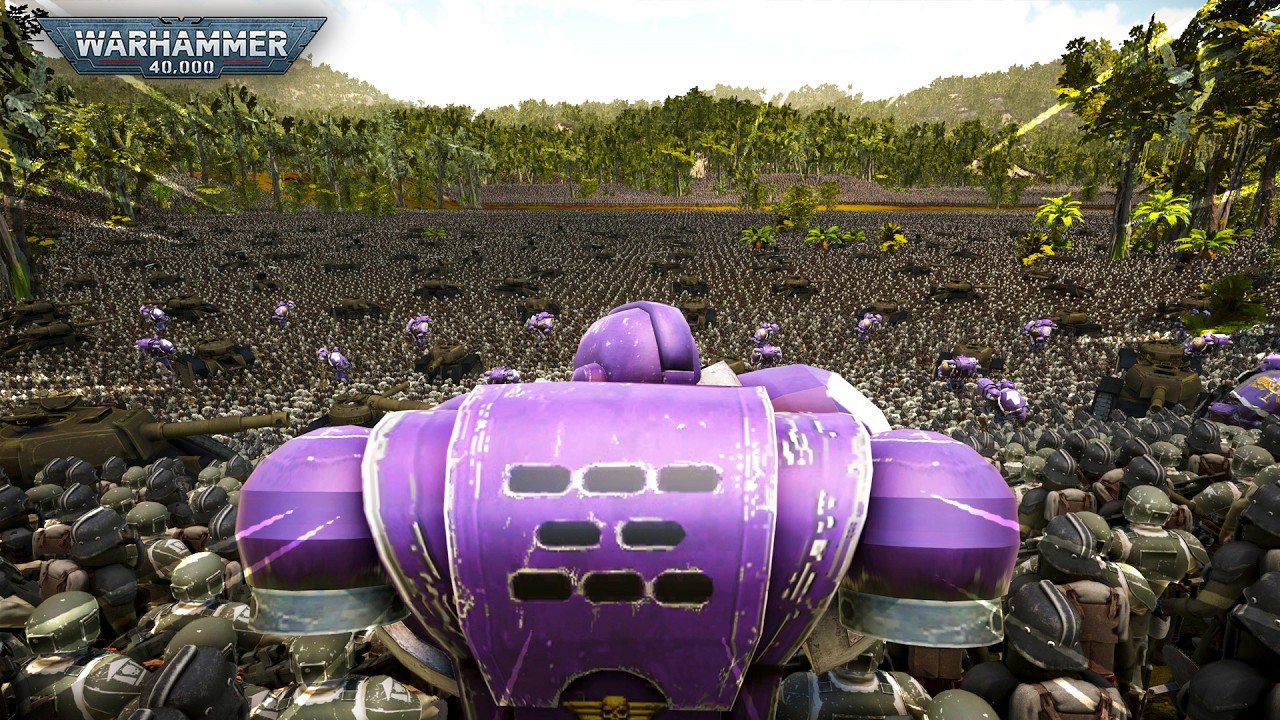 IMPERIAL GUARD invade ORK Death World! | UEBS 2 Warhammer 40K - YouTube