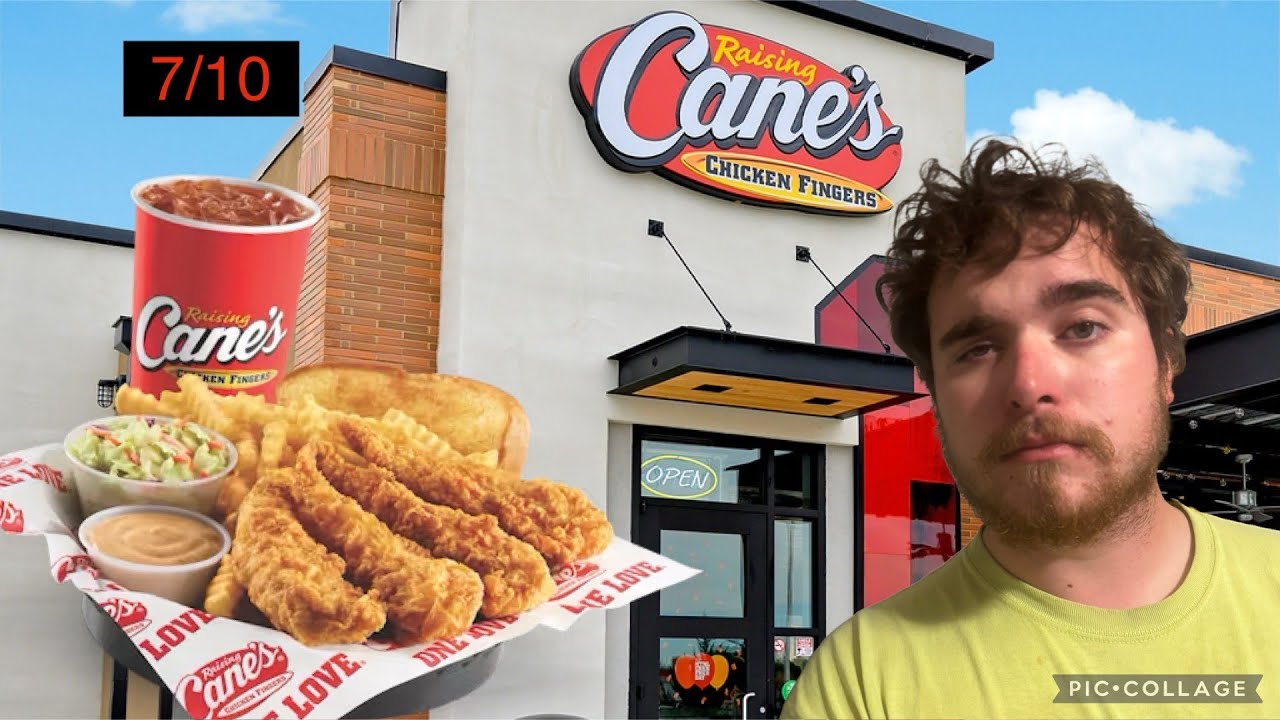 RASING CANES Food Review - YouTube