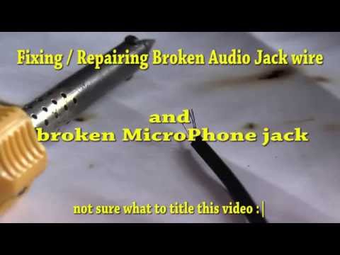 How to Fix / Repair broken Audio Jack or Microphone Jack | 2016 | - YouTube