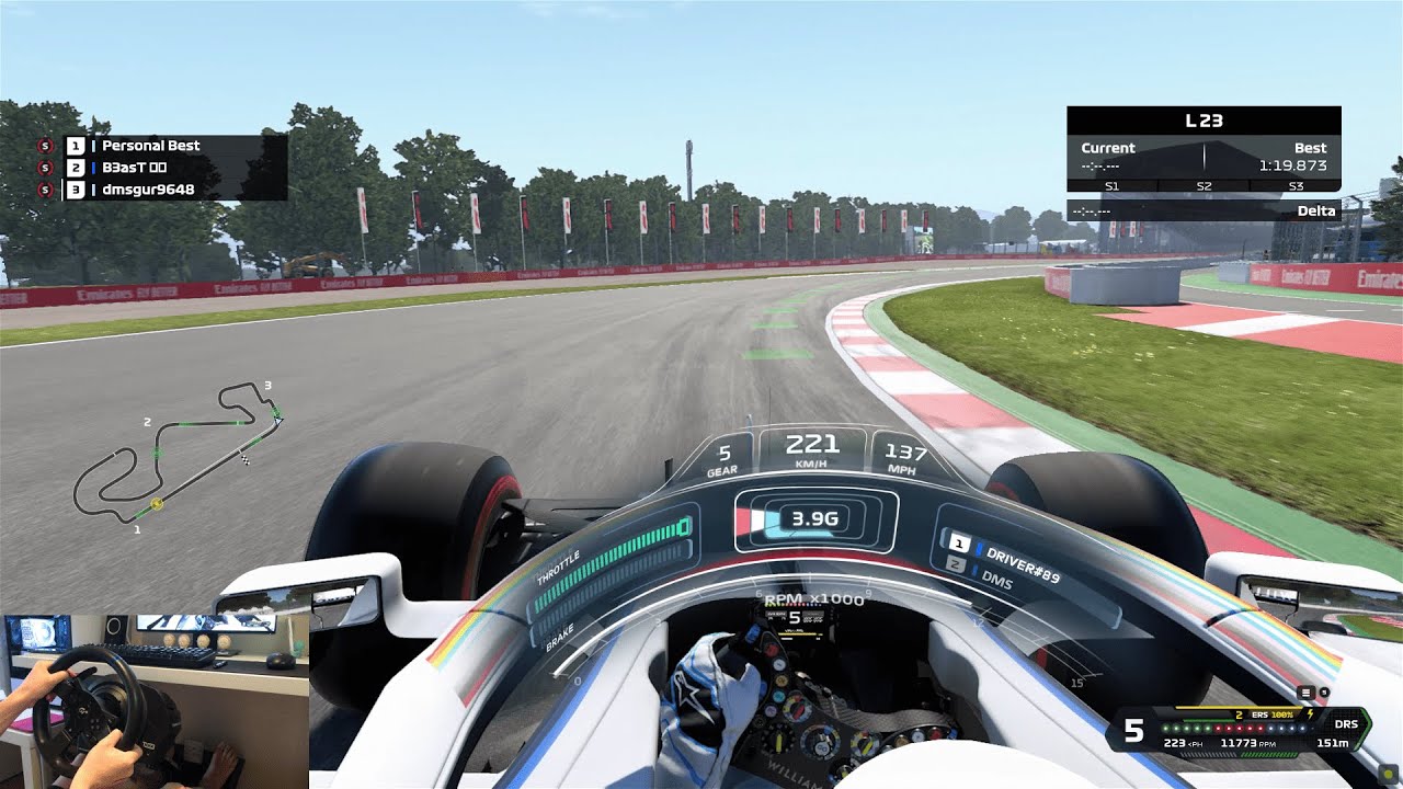 F1 2020 GAME SPAIN TIME TRIAL FASTEST LAP : WILLIAMS RACING - YouTube