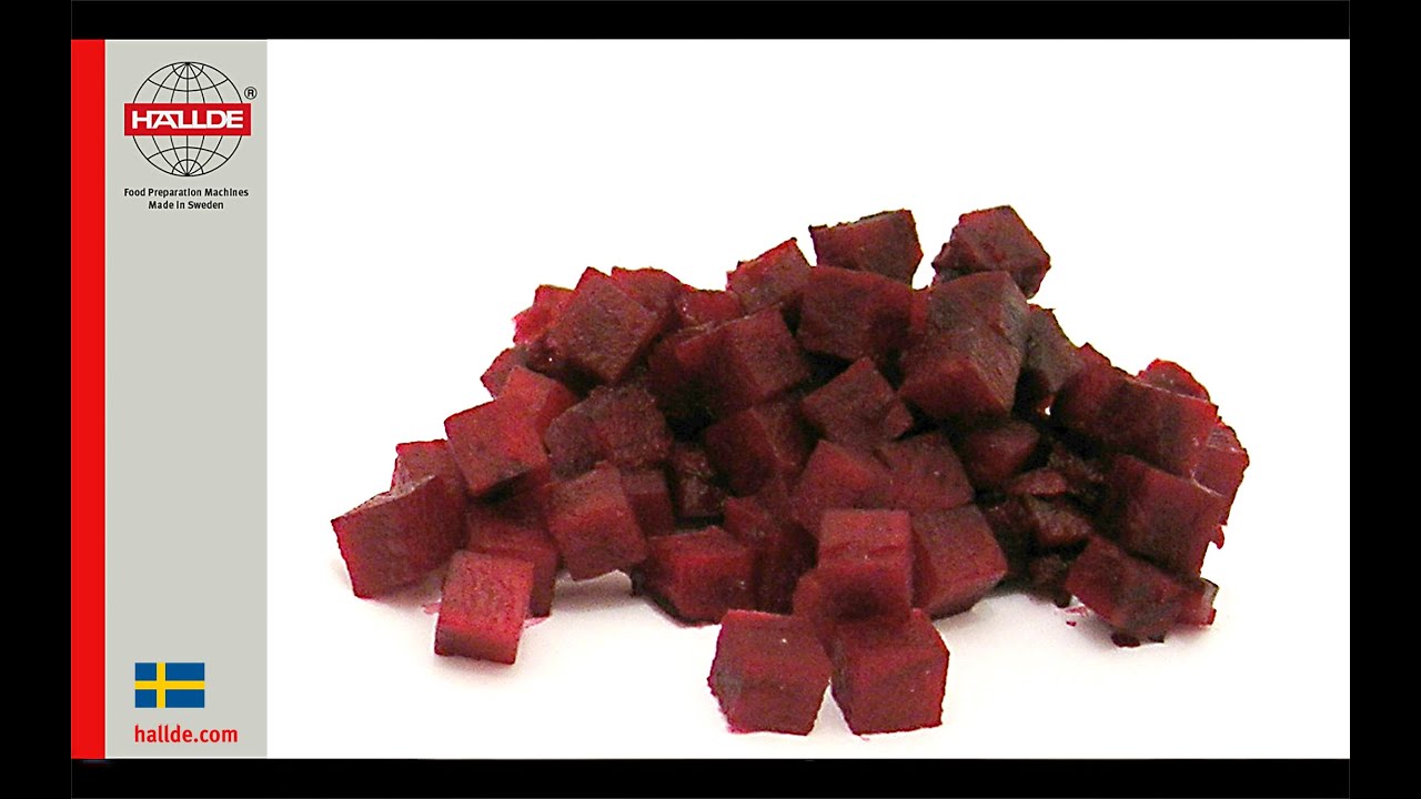 Dice beetroot for salad, stews and indian poriyal! - YouTube