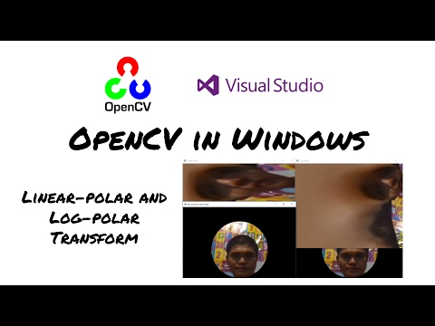 [OpenCV in Windows] Polar Transforms - YouTube