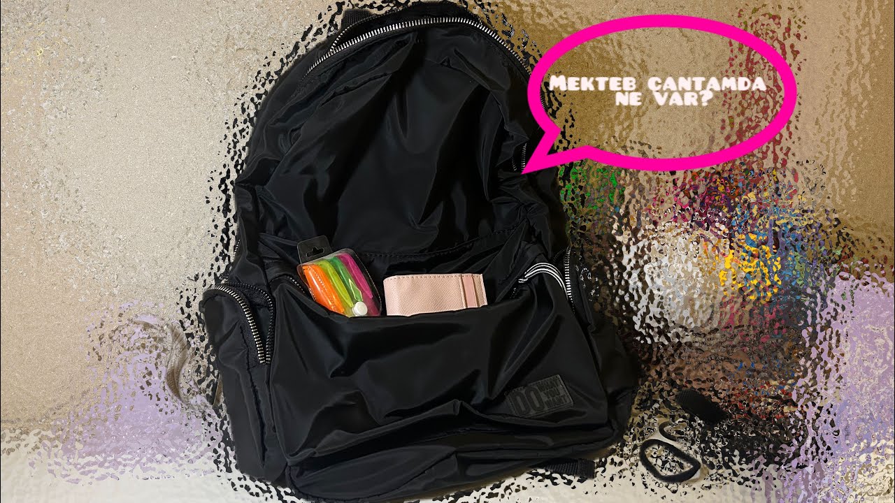 Mekteb çantamda ne var? Back to school #2024 - YouTube