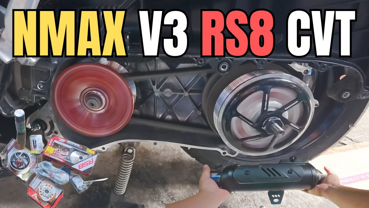 RS8 Full Cvt on NMAX V3 | Test Ride | Rs8 Redlak | Neoboys - YouTube