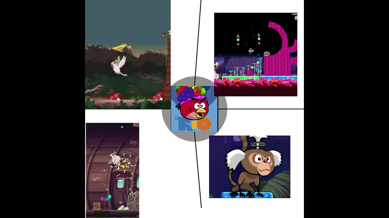 Angry Birds Rio remaster 60 fps1080p All Bosses (Boss Fight) - YouTube