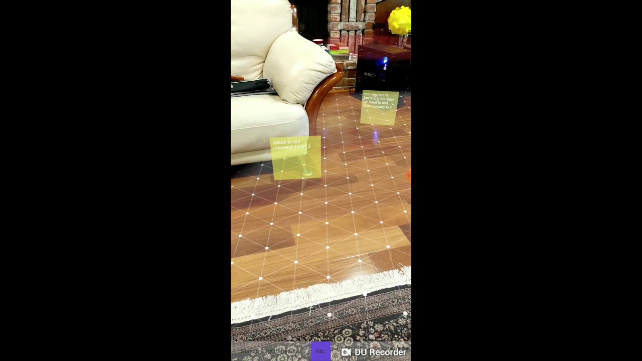 Sticky note in AR - YouTube