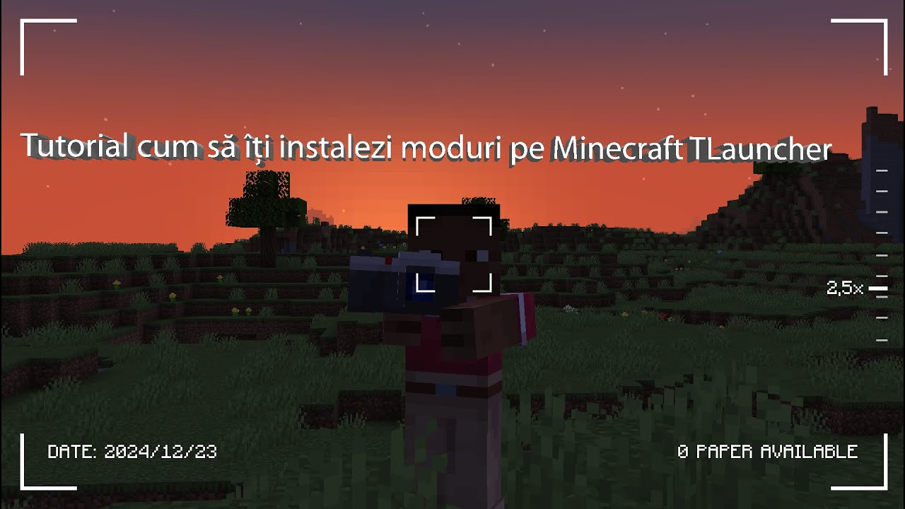 Tutorial cum să îți instalezi moduri pe Minecraft TLauncher - YouTube