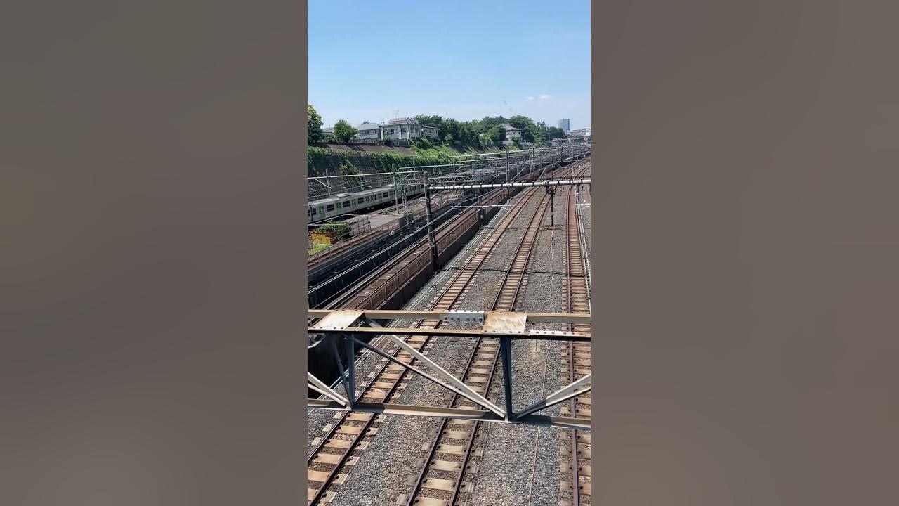 E261系 サフィール踊り子・E233系 京浜東北線・AE型 スカイライナー・E235けい山手線 日暮里 下御隠殿橋 - YouTube