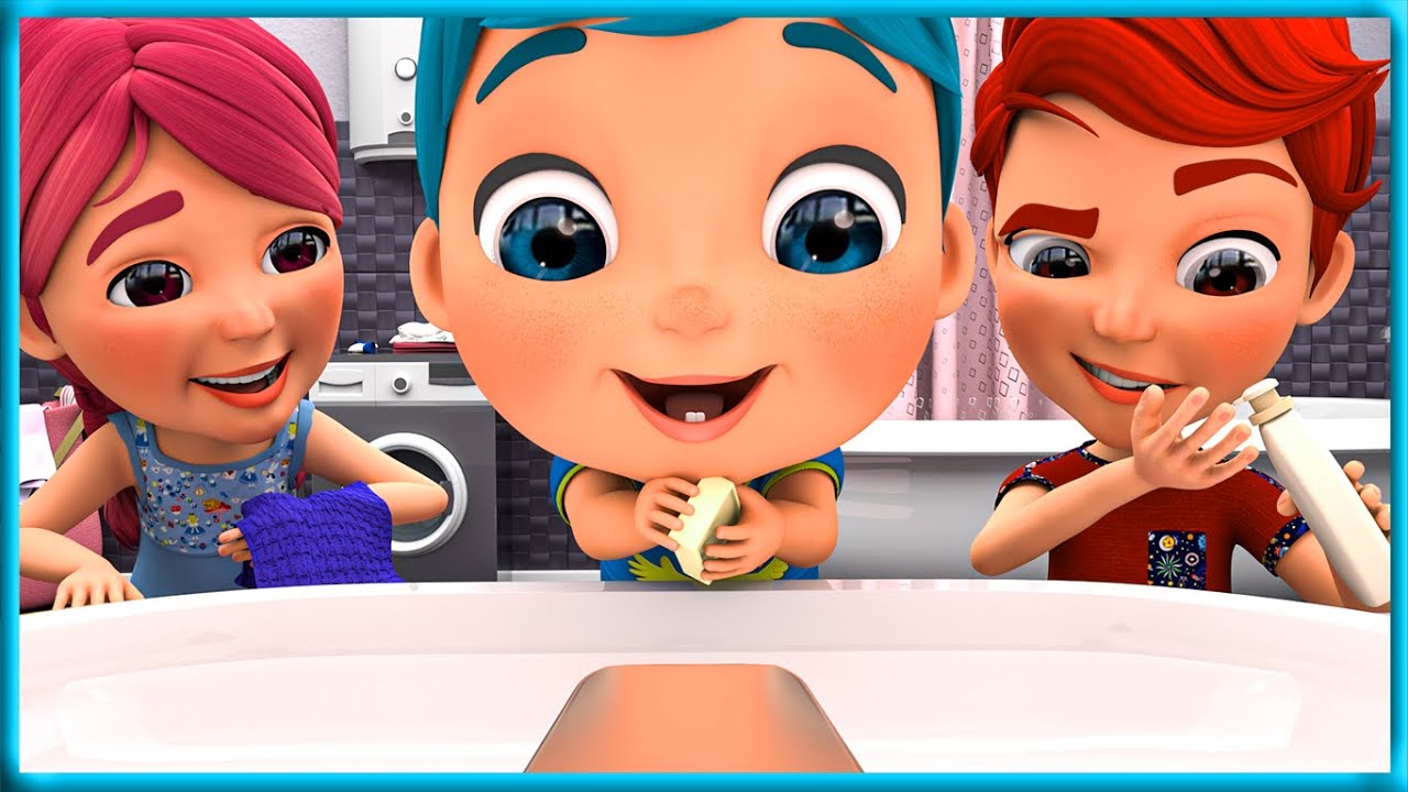 Wash Your Hands Song, Healthy Habits 💕| Nursery Rhymes & Kids Songs ...